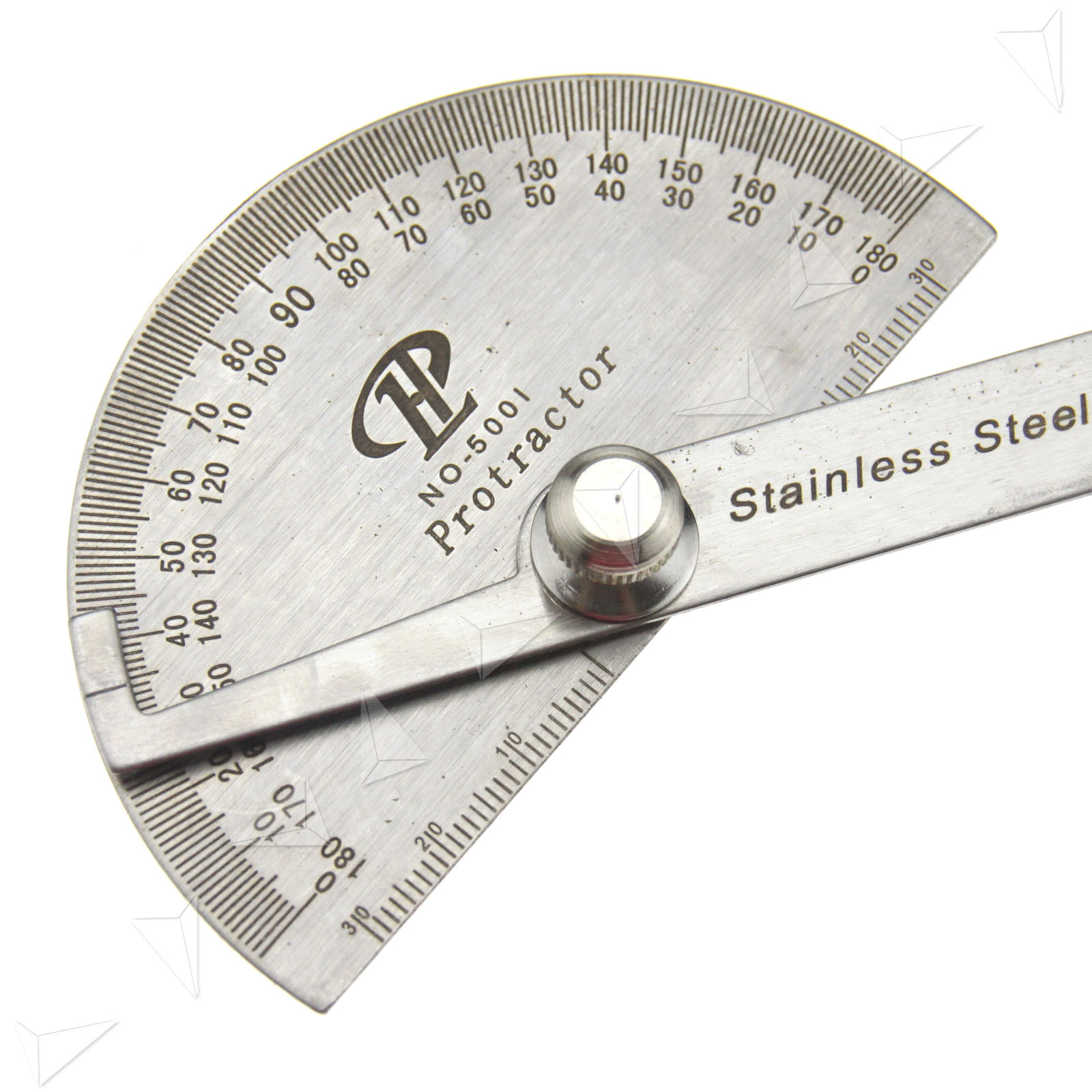 180° Round Angle Finder Ruler Protractor Craftsman Ruler Machinist Tool