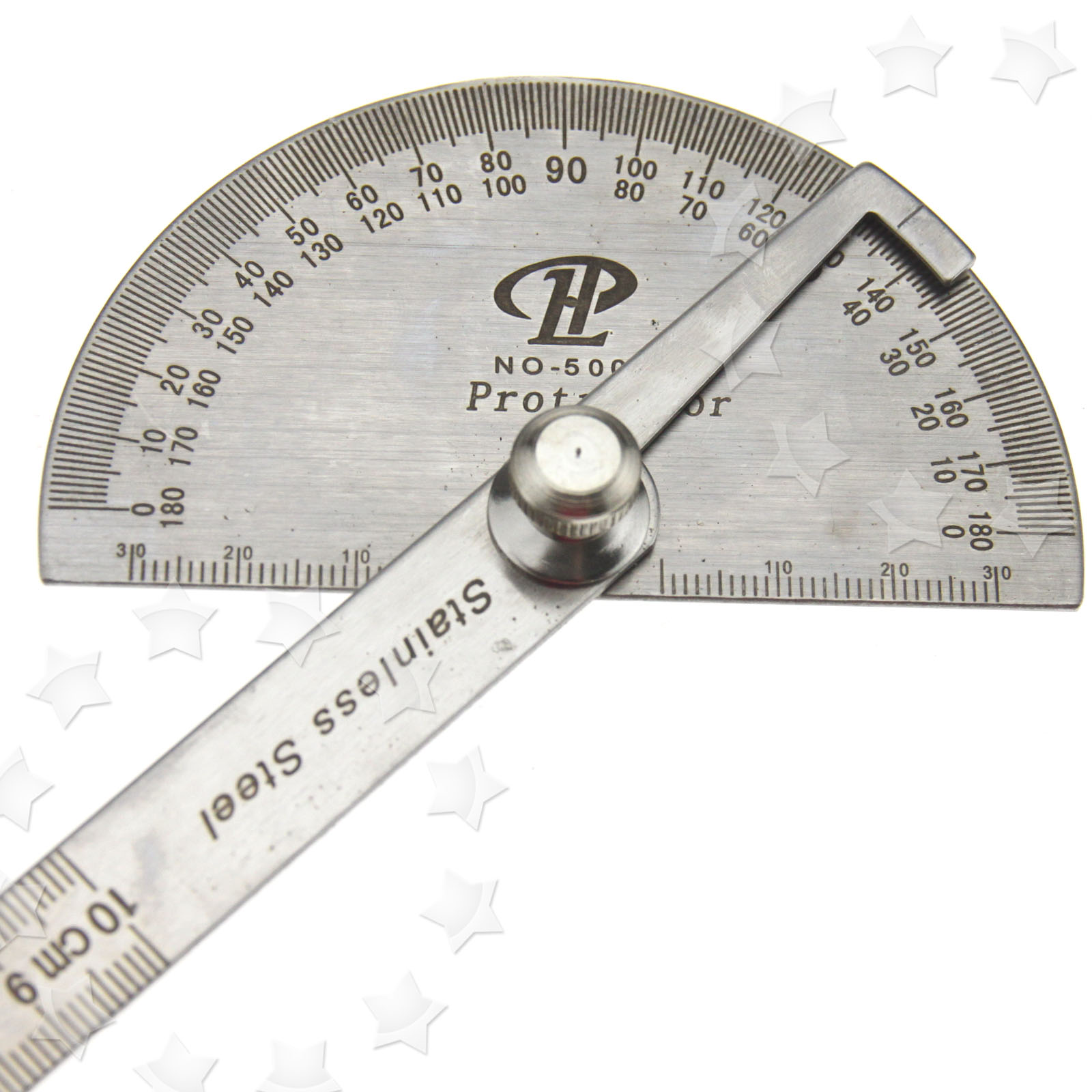 Angle Ruler 180° Protractor Round Angle Finder Craftsman Ruler ...
