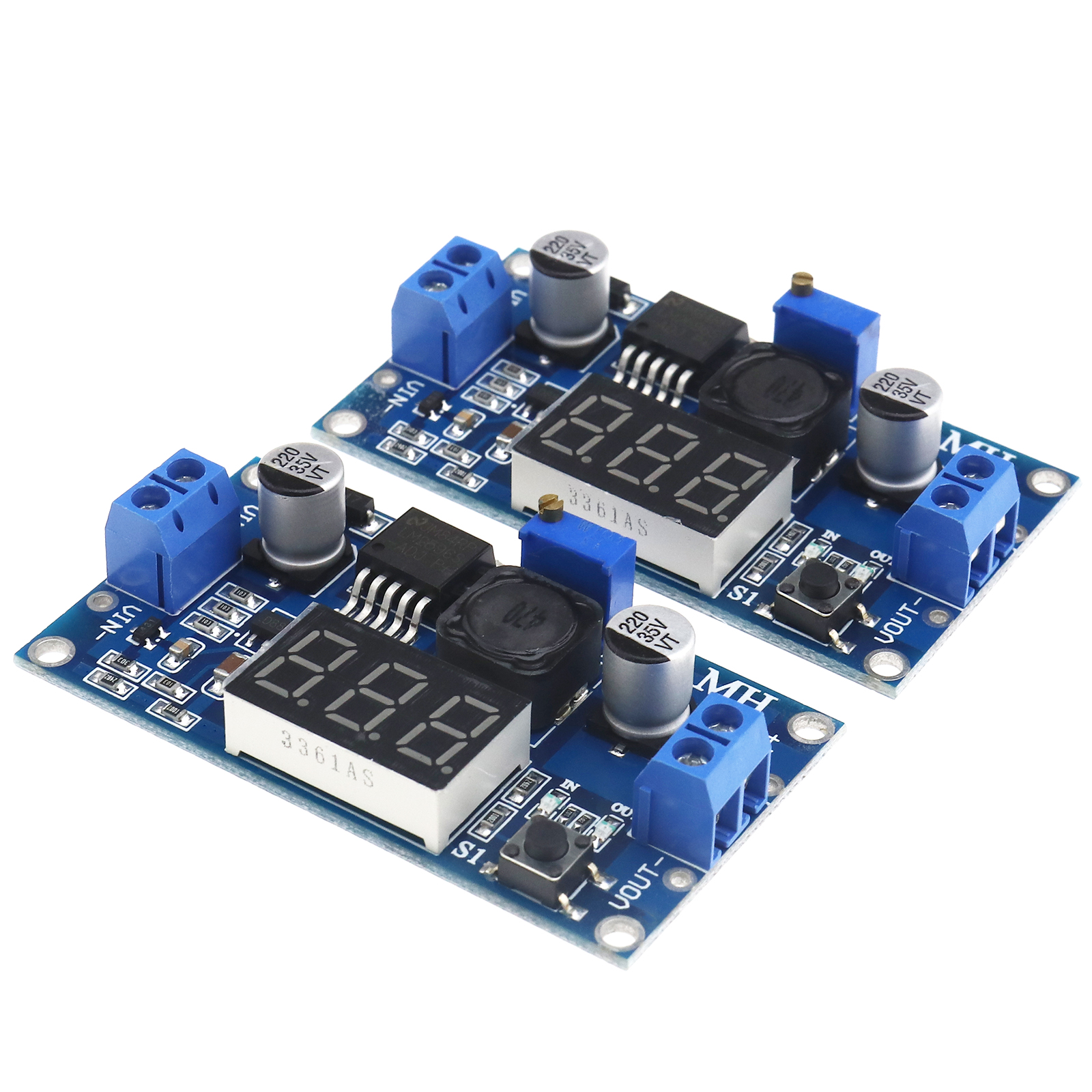 2A VOLTMET DC to DC Step Down Buck Converter Power Module with LED ...