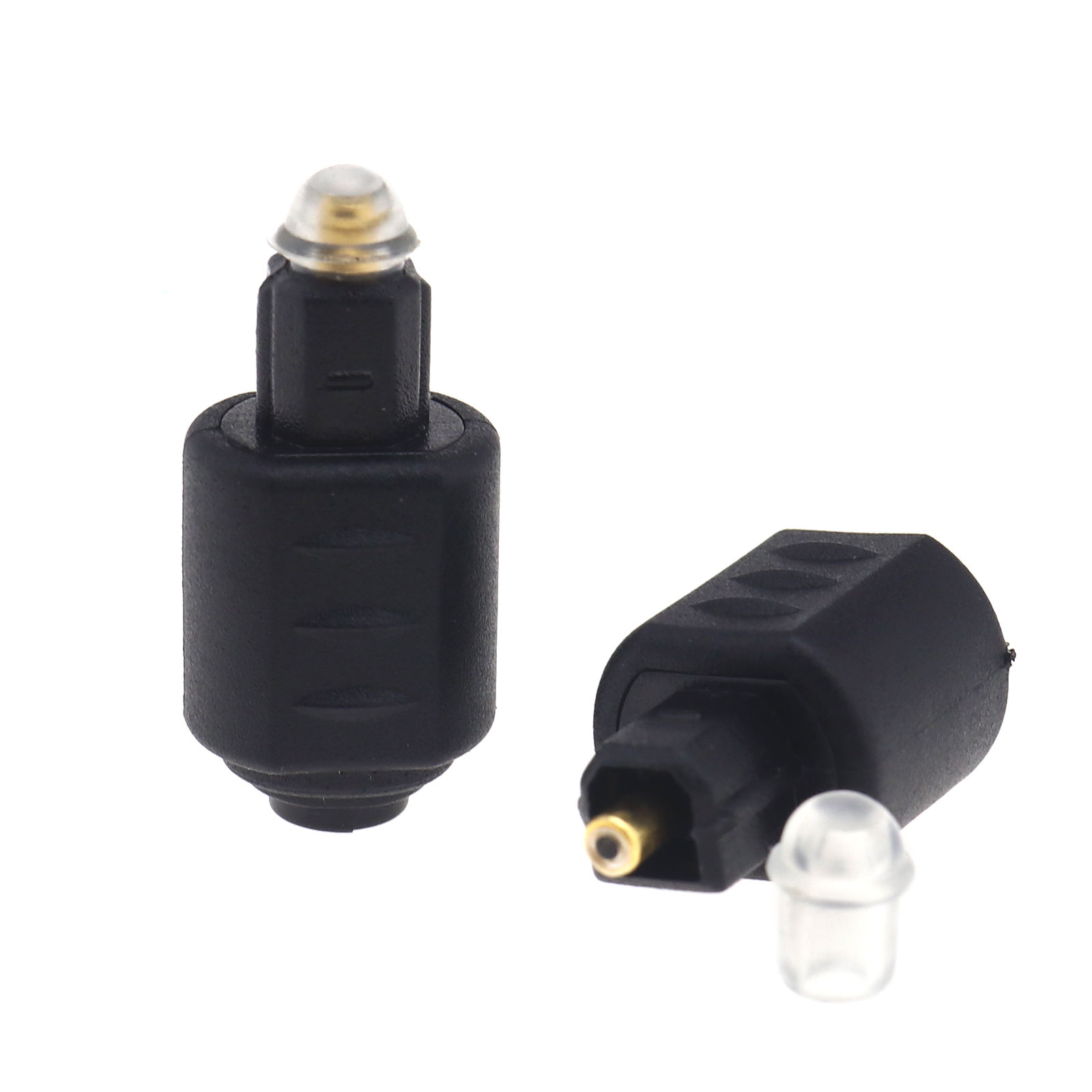 2.7cm Black Optical Audio Adapter 3.5mm Female Jack Plug to Digital ...