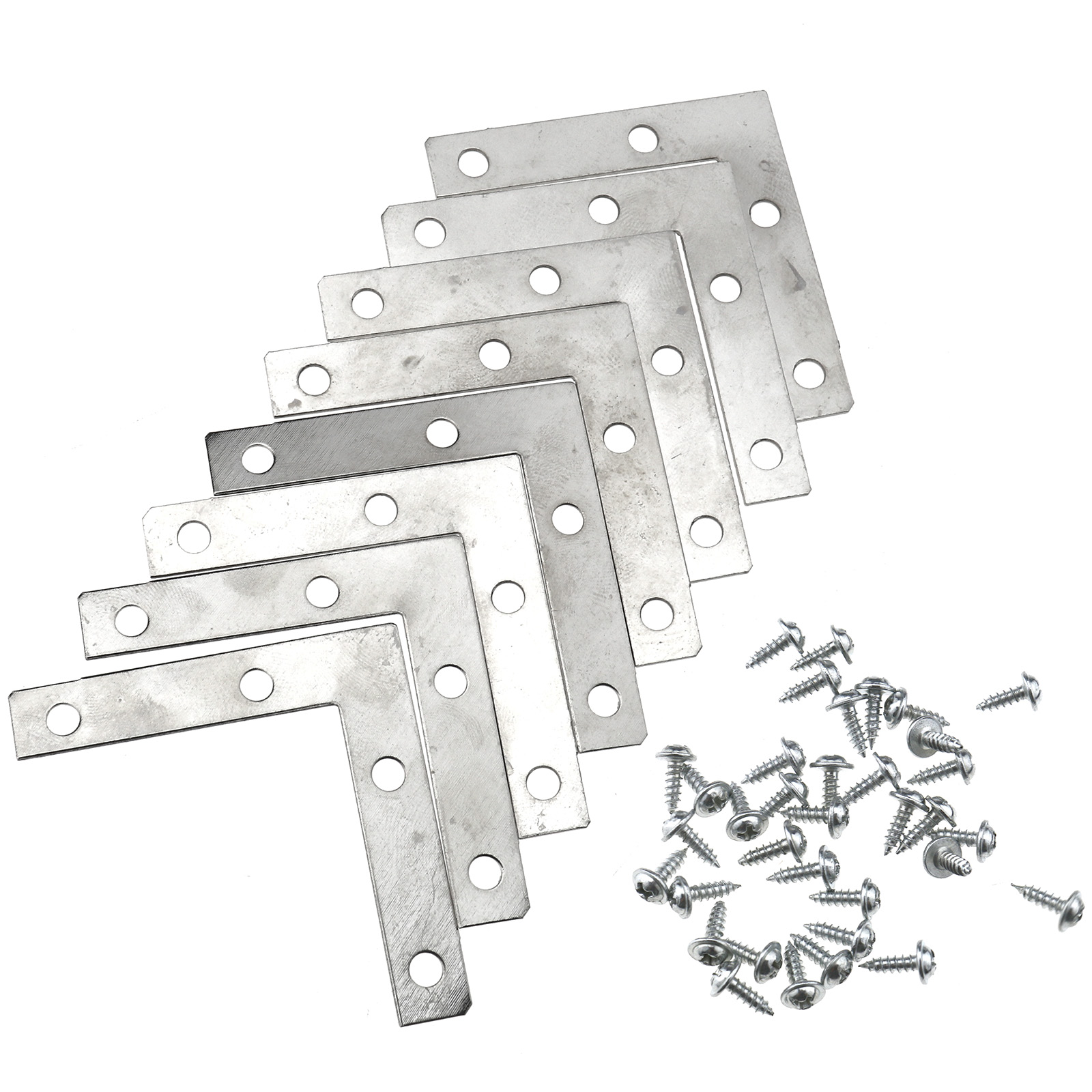 100mm Repair Bracket 4 Pack 100mm Flat Corner Right Angle Brackets ...