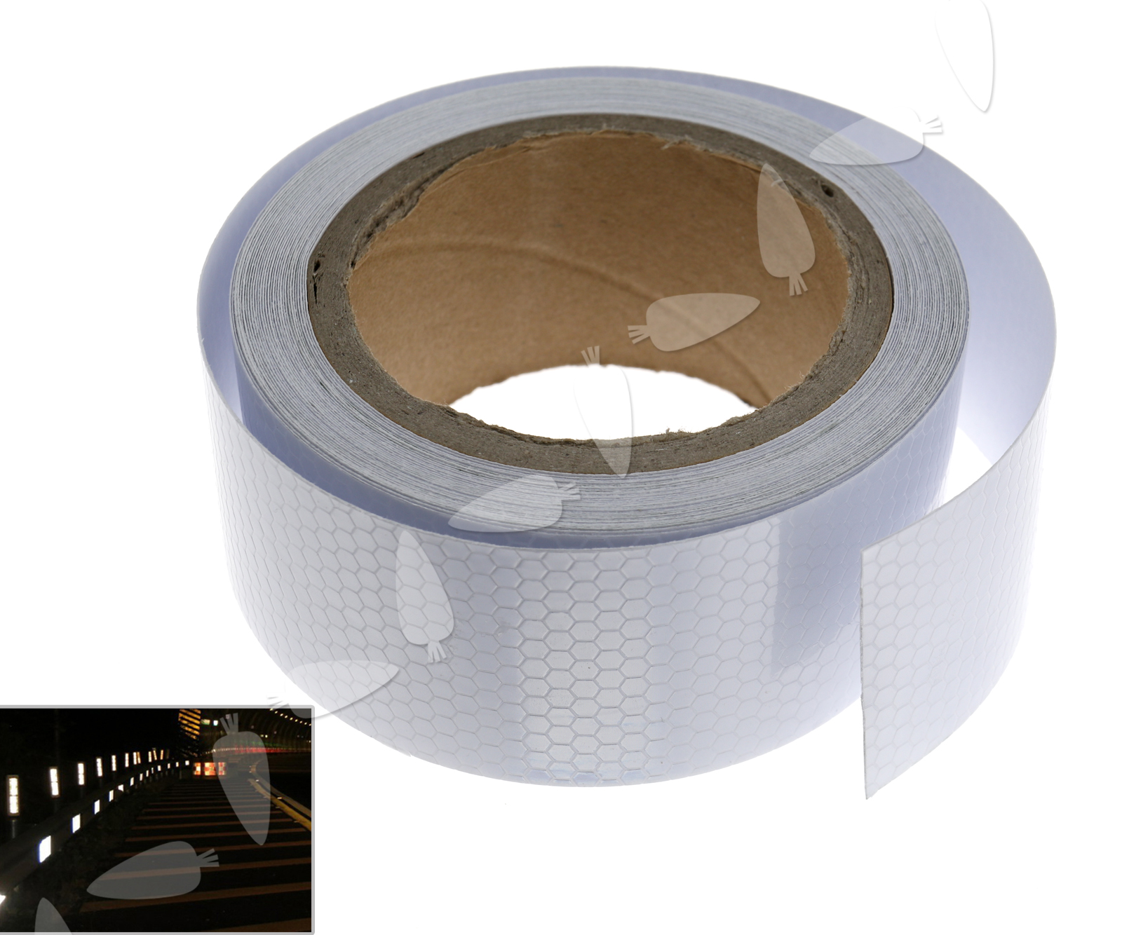 Self-Adhesive Reflective Safety Warning Silver Tape Vehicle Indicator ...