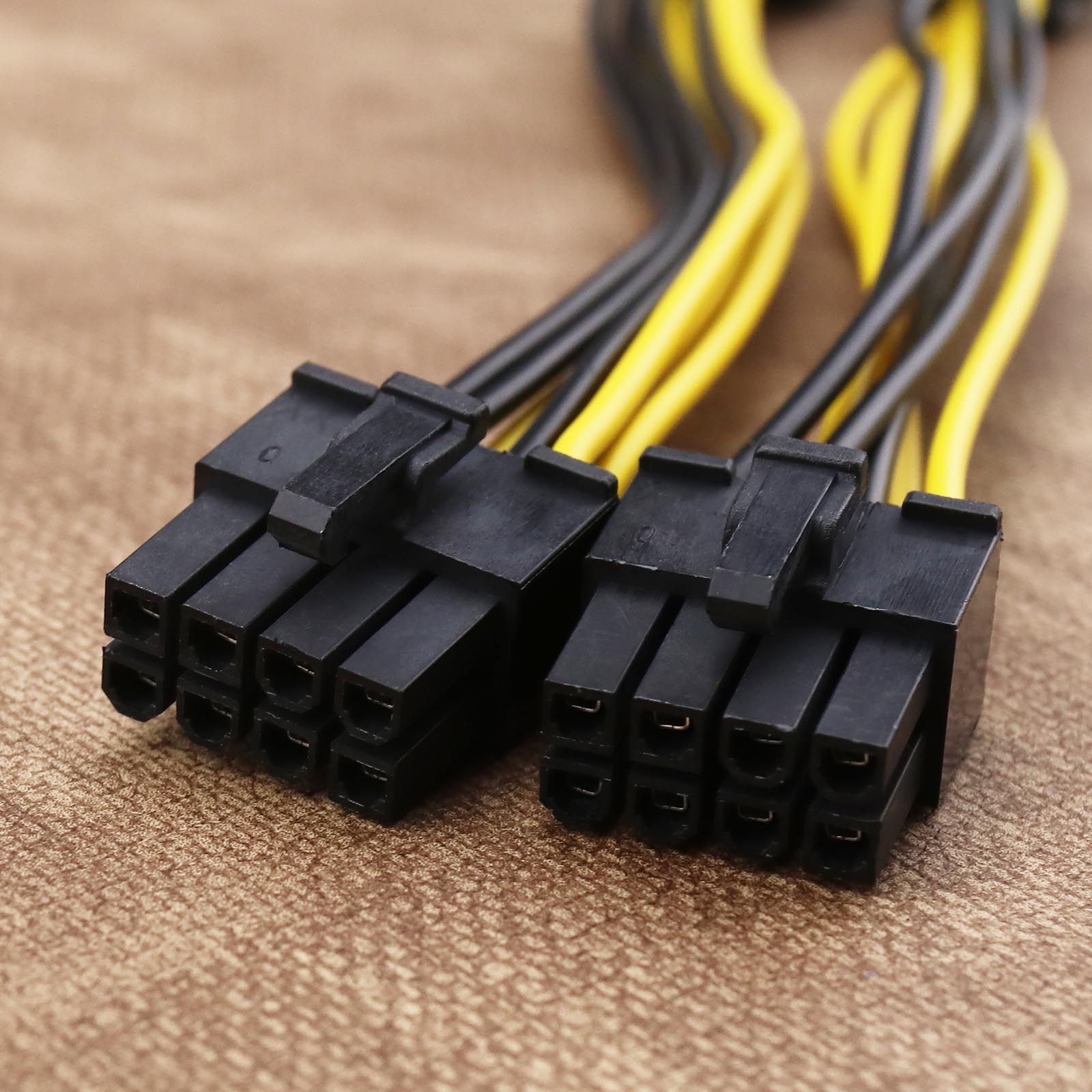 18 CM PCI Express PCIe 6 Pin to 8 Pin Graphics Card Power Adapter Cable ...