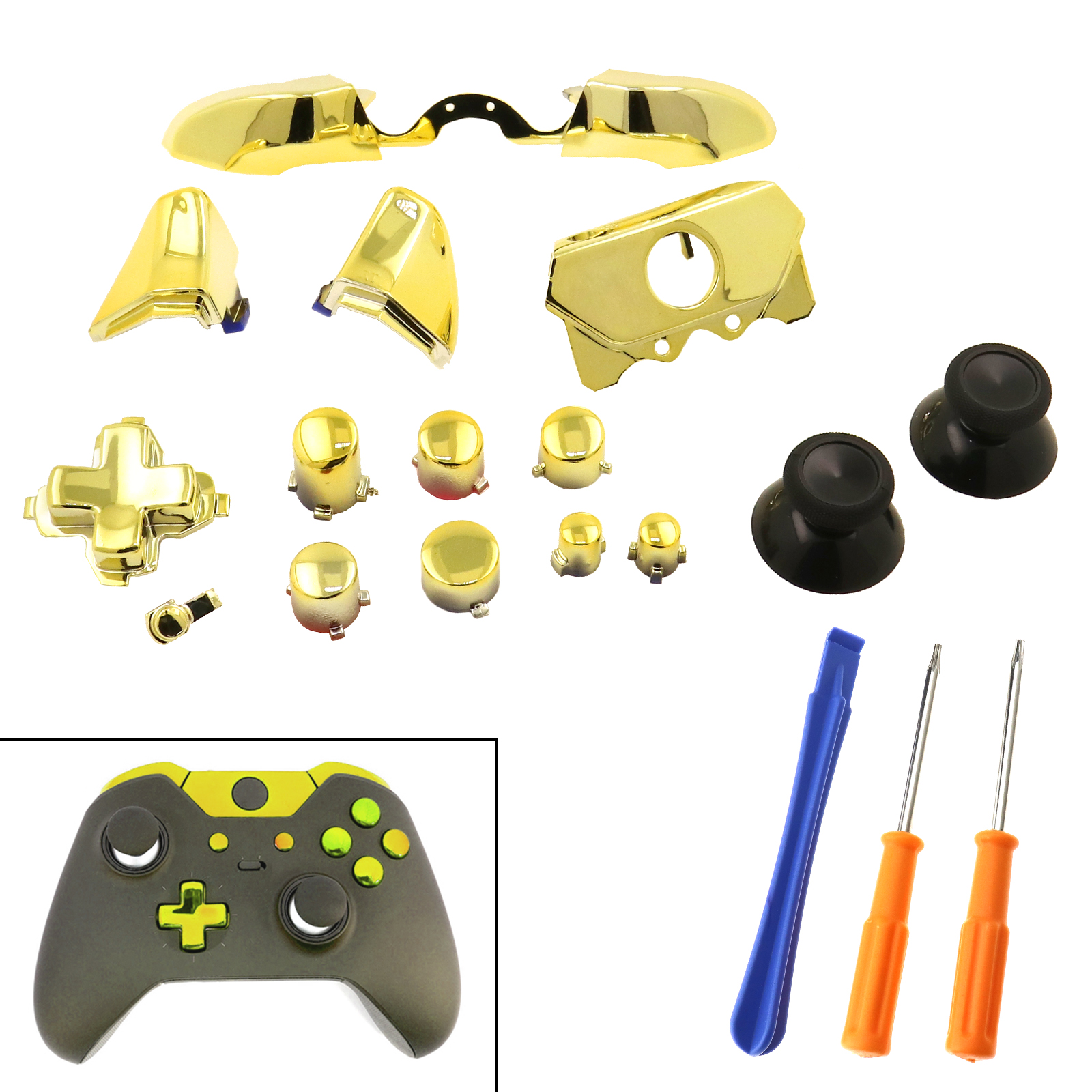 FULL REPLACEMENT BUTTON Bumper Trigger LB RB LT RT For XBOX One ...