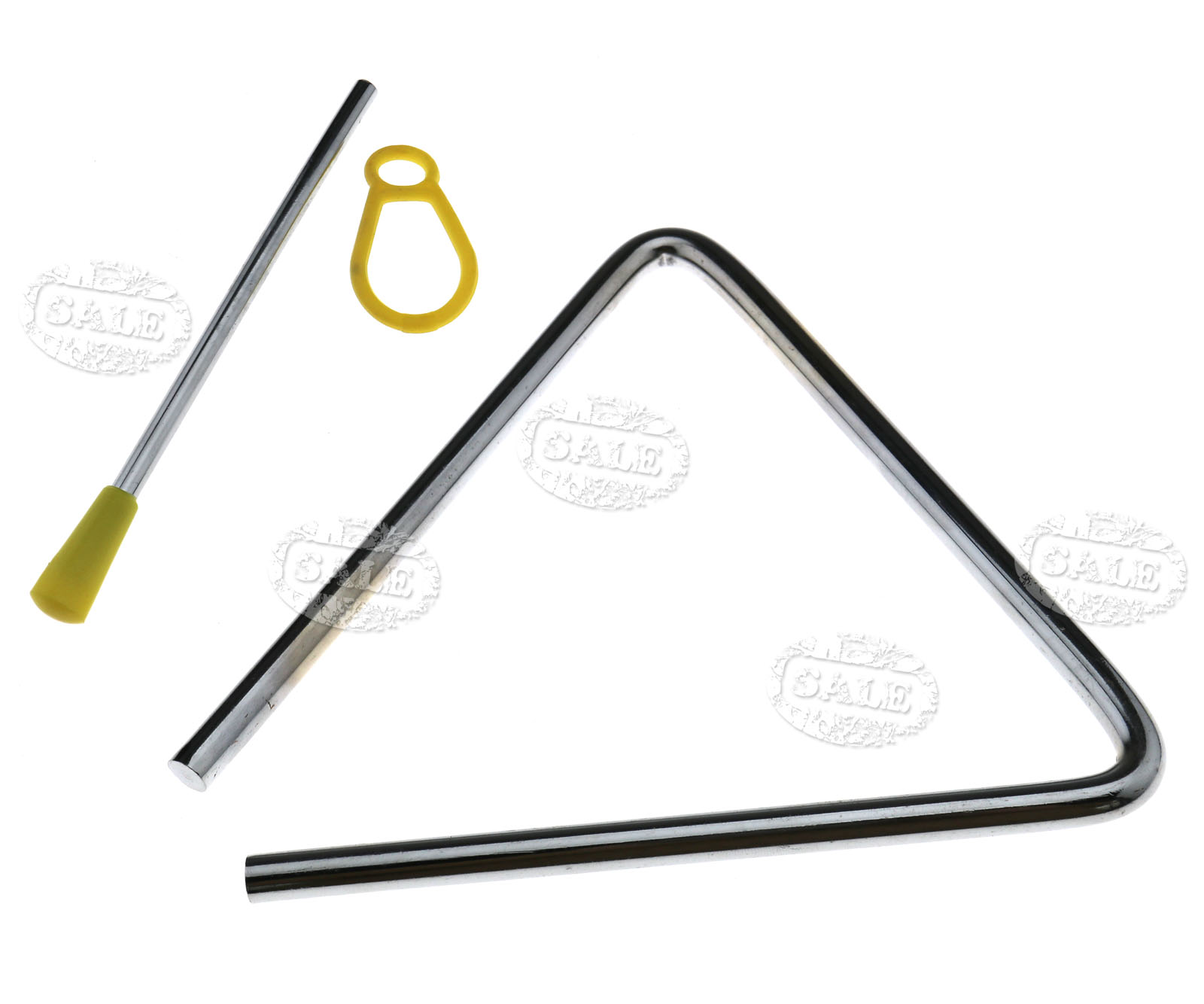 6" Percussion Instruments Triangle Set For Children Band Hand Drum ...