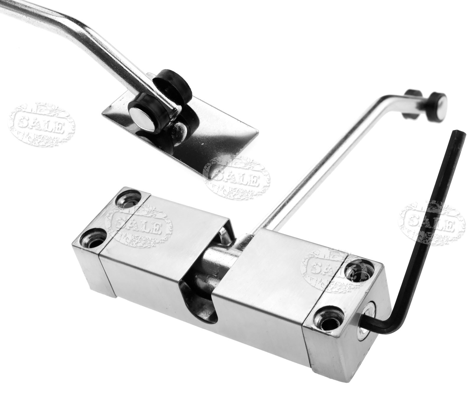 Automatic Adjustable Steel Spring Door Closer 97 x 30 x 20mm FOR 20 ...