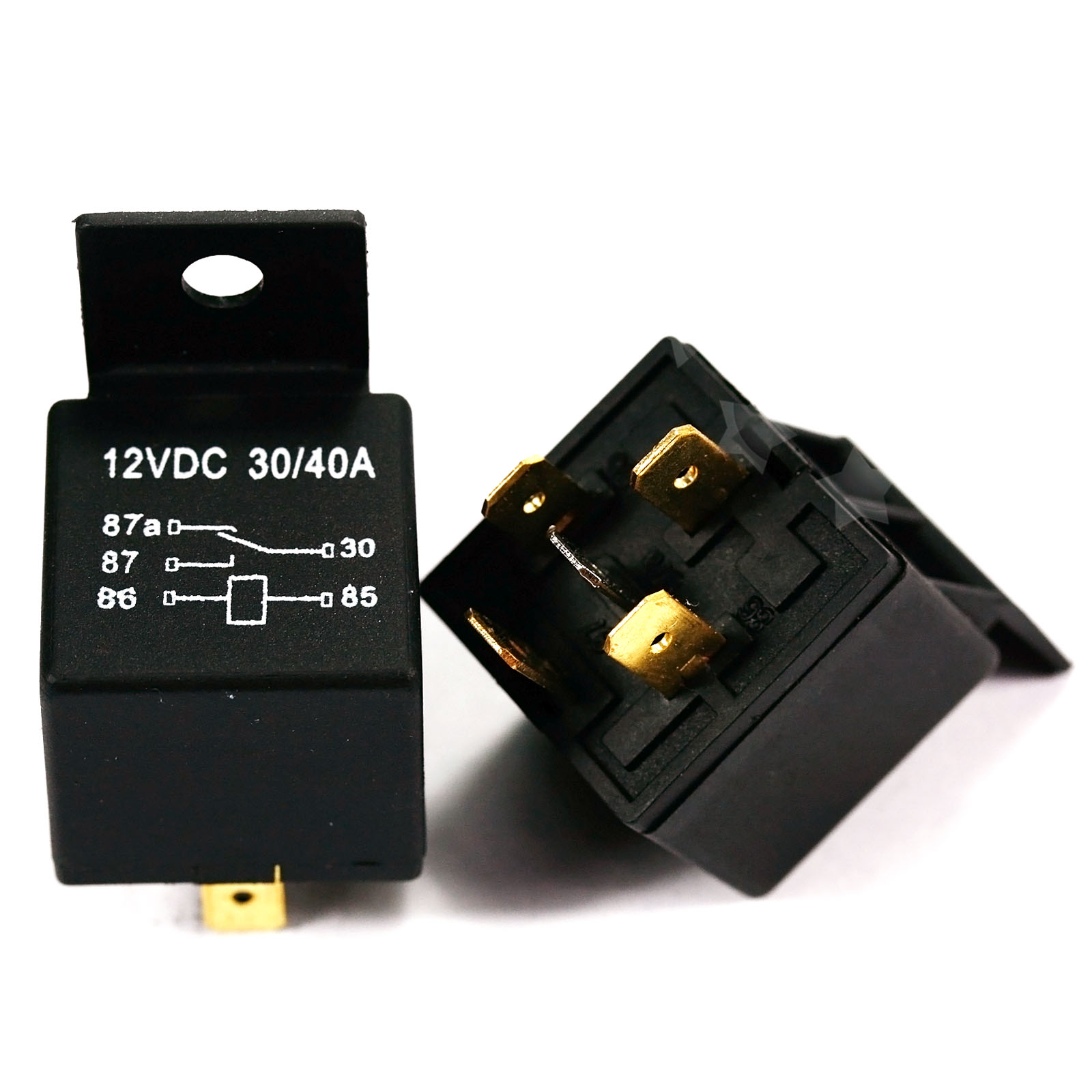 5 Packs 12 Volt 5 Pin 40 Amp Relay Socket Auto Car Truck Set ...