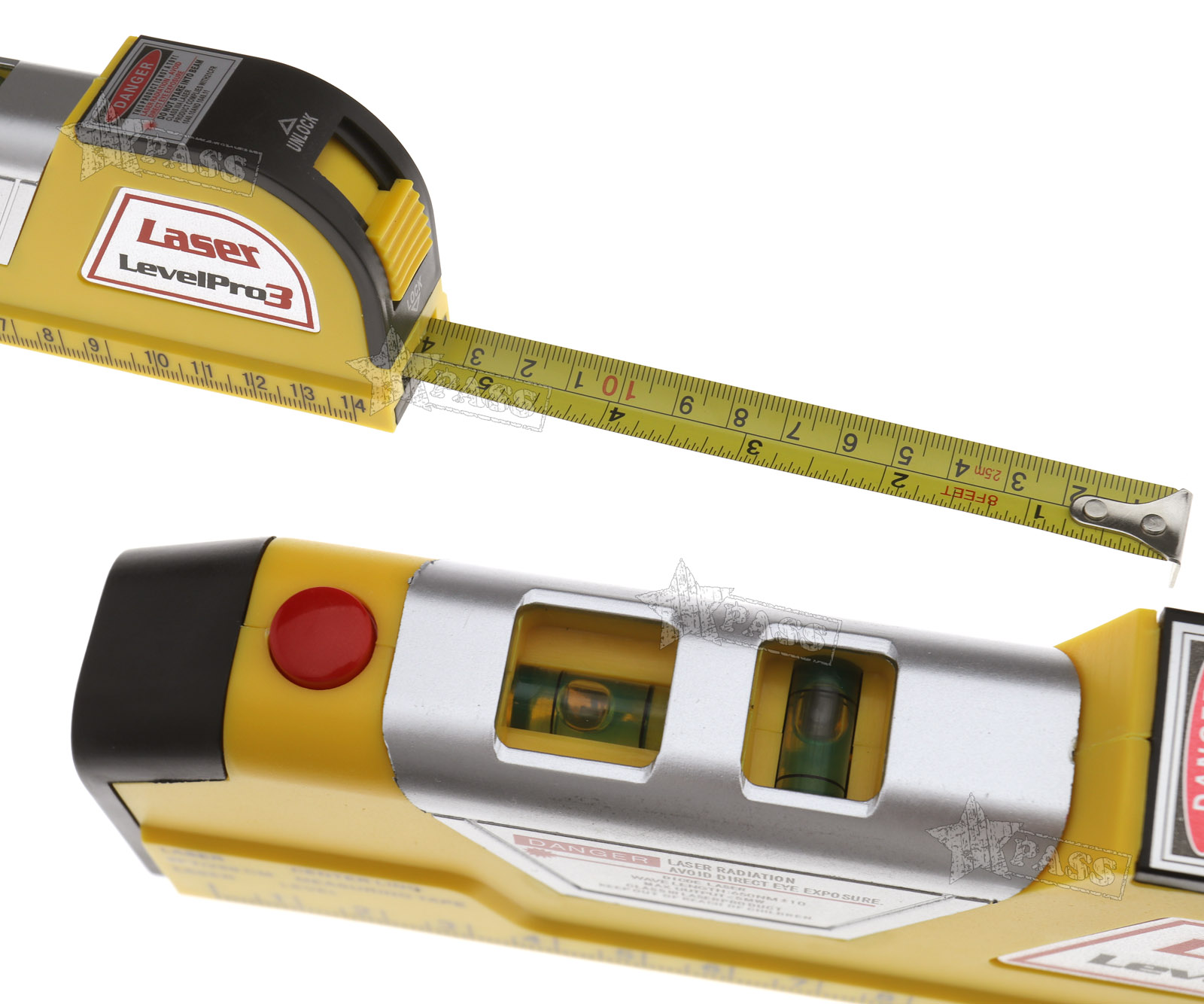 LASER EDGE LEVEL Straight Line Guide Horizontal Leveler Measure Tool £ ...