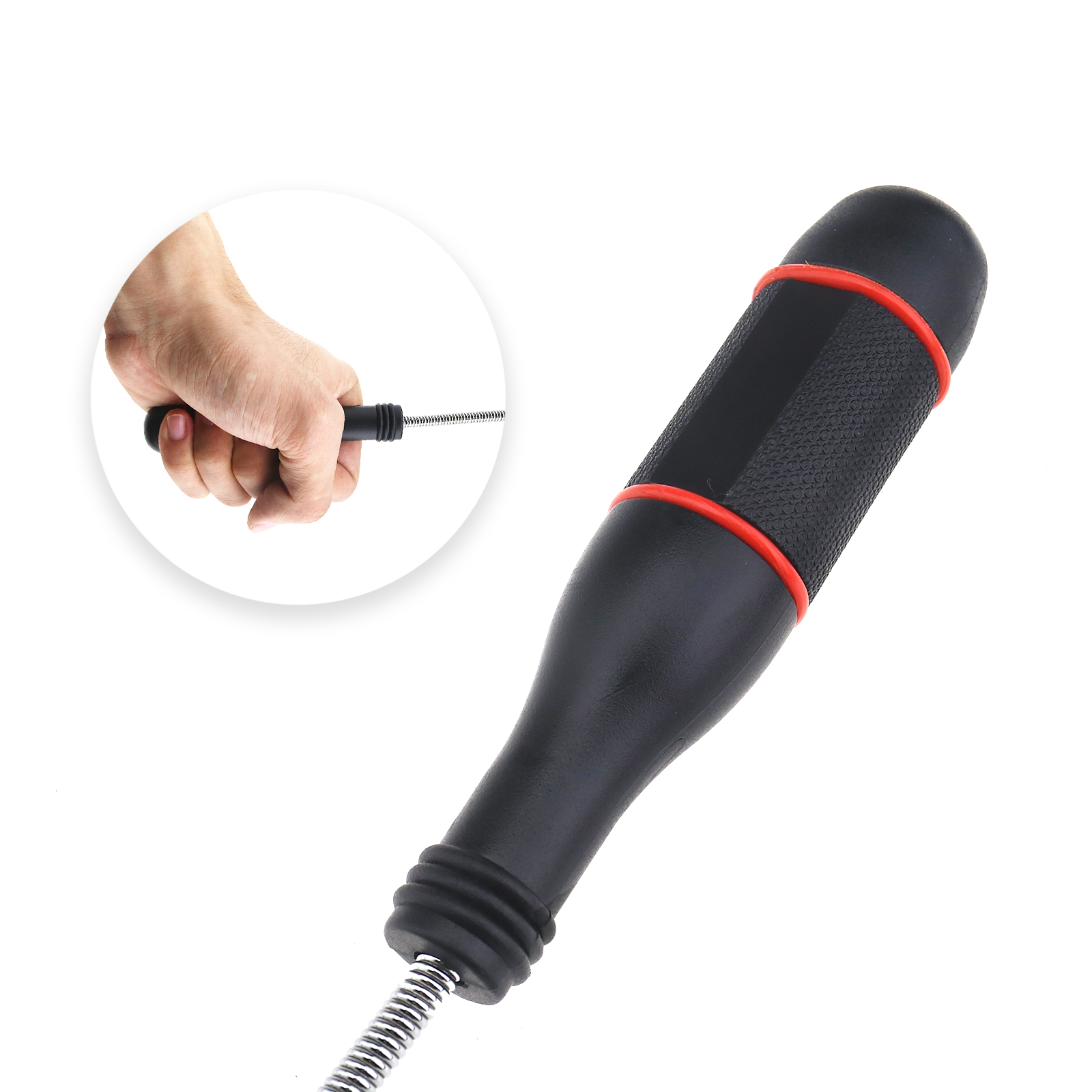 525mm Flexible Shaft Bendable Magnetic Pick up Tool Magnet Spring Grip ...