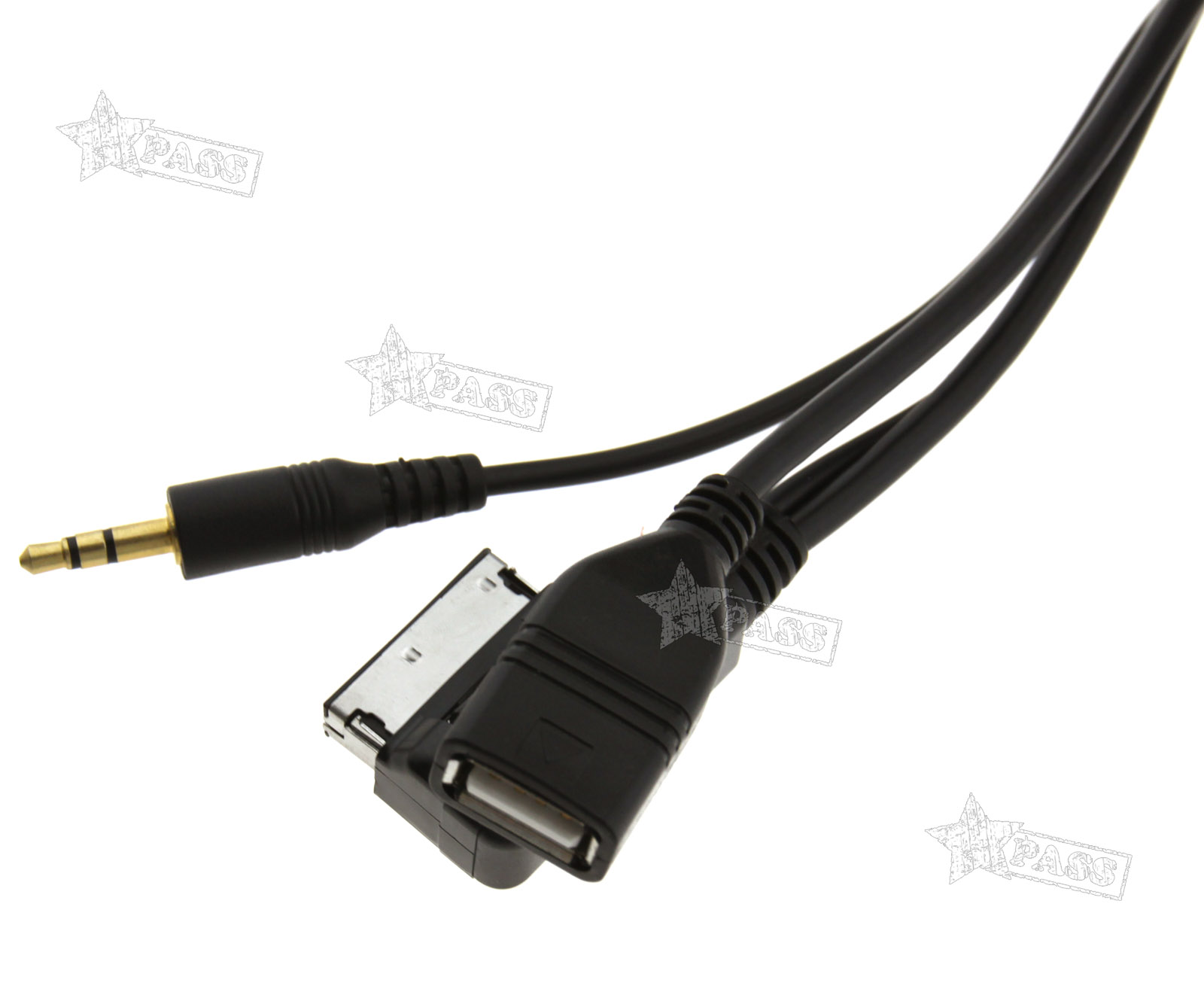 AMI MMI MDI MEDIA-IN Interface to USB Adaptor Cable For VW Golf Jetta ...