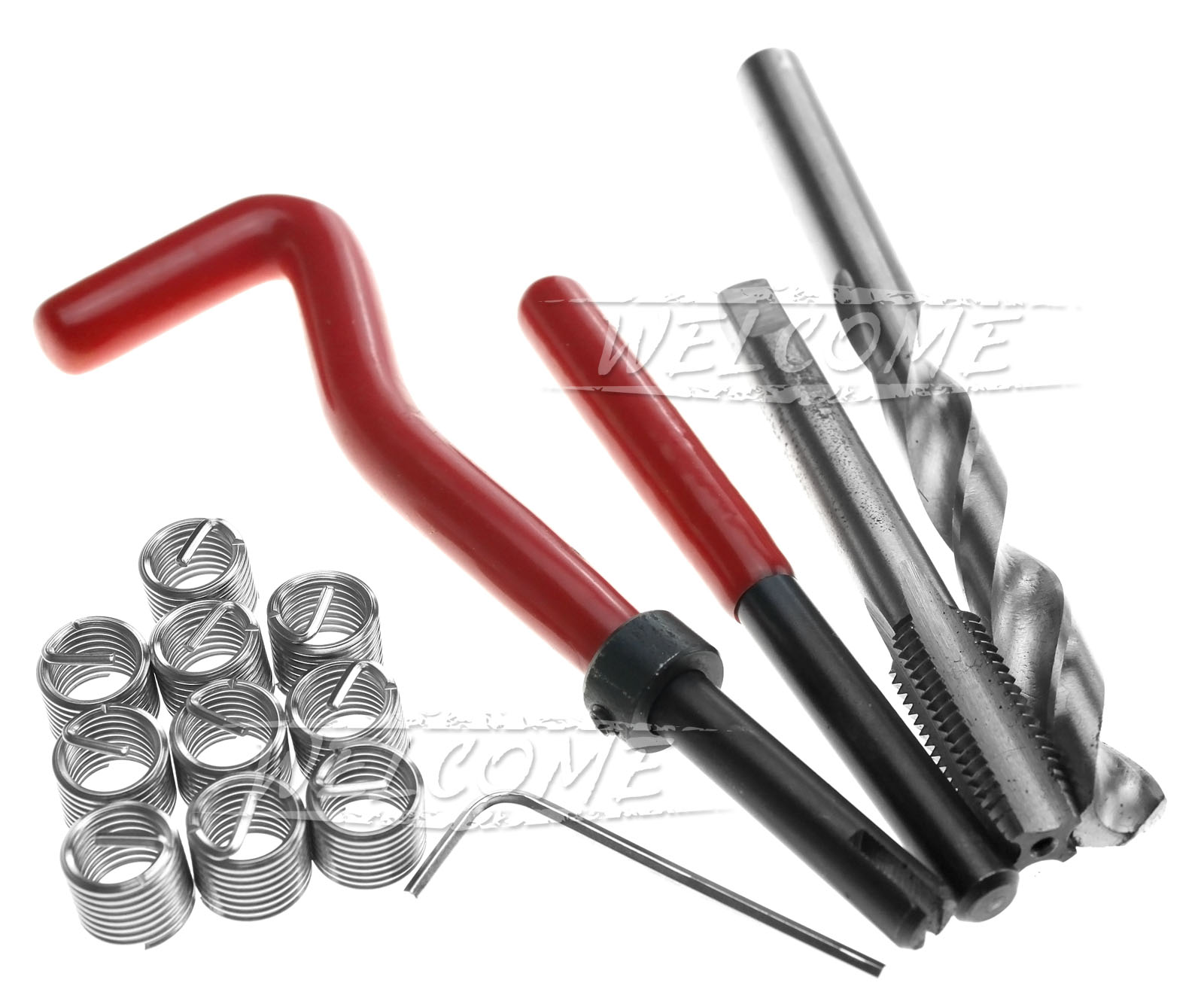 15X Professional Thread Repair Kit Restoring Damaged Threads M10 X 1.5 ...